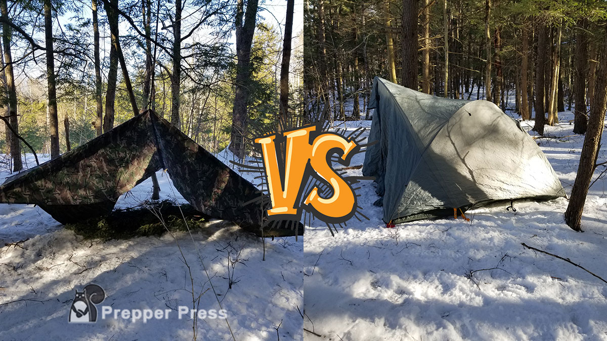 Tarp vs Tent: Bug Out Bag Shelter Showdown - Prepper Press